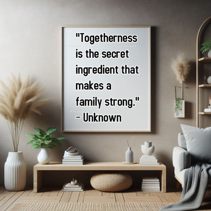 Copy of Grey Typographic Family And Togetherness Quote Instagram Post ...