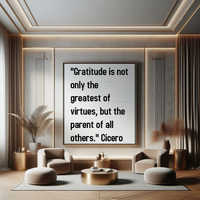 Grey Typographic Gratitude And Appreciation Quote Instagram Post ...