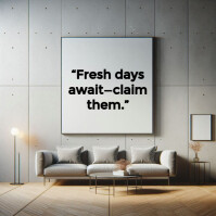 Grey Typographic Inspirational New Month Quotes Instagram Post Template ...