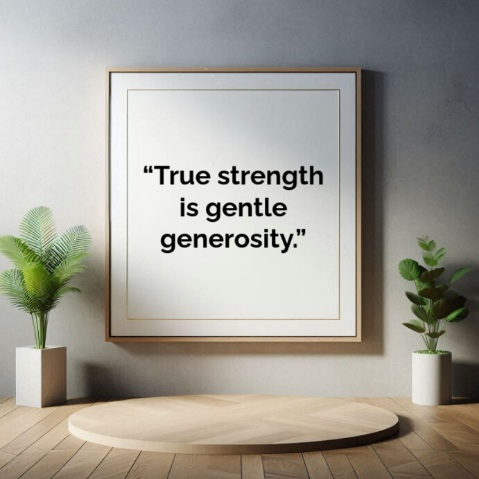 Copy of Grey Typographic Inspirational Selflessness Quotes Square (1:1 ...