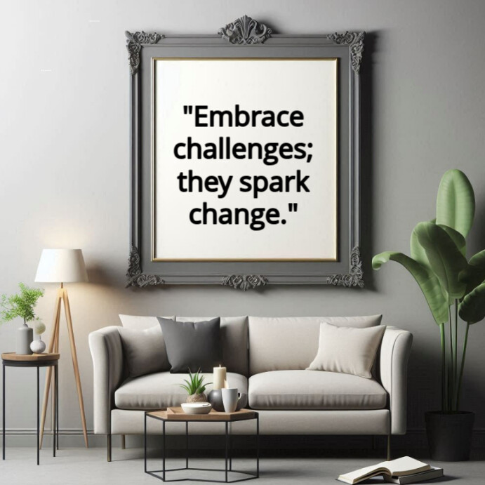 Plantilla de Grey Typographic Motivational Quotes Instagram Post ...