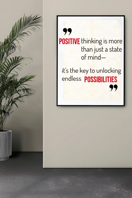 Grey Typographic Motivational Quotes Poster Template | PosterMyWall