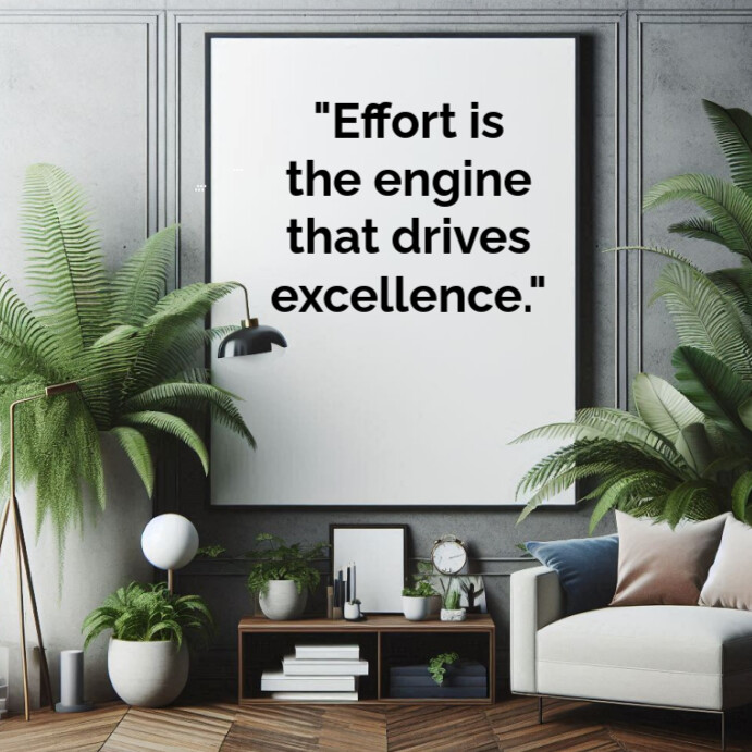 Copy of Grey Typographic Motivational Quotes Square (1:1) | PosterMyWall