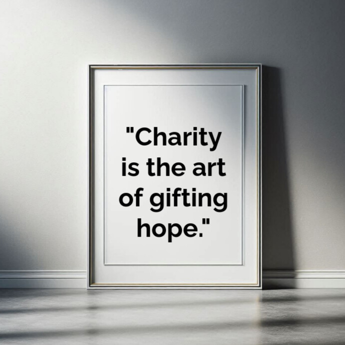 Grey Typographic Motivational Quotes Square (1:1) Template | PosterMyWall