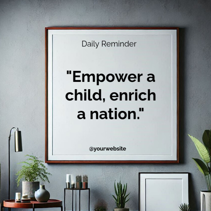 Grey Typographic Motivational Quotes Square (1:1) Template | PosterMyWall