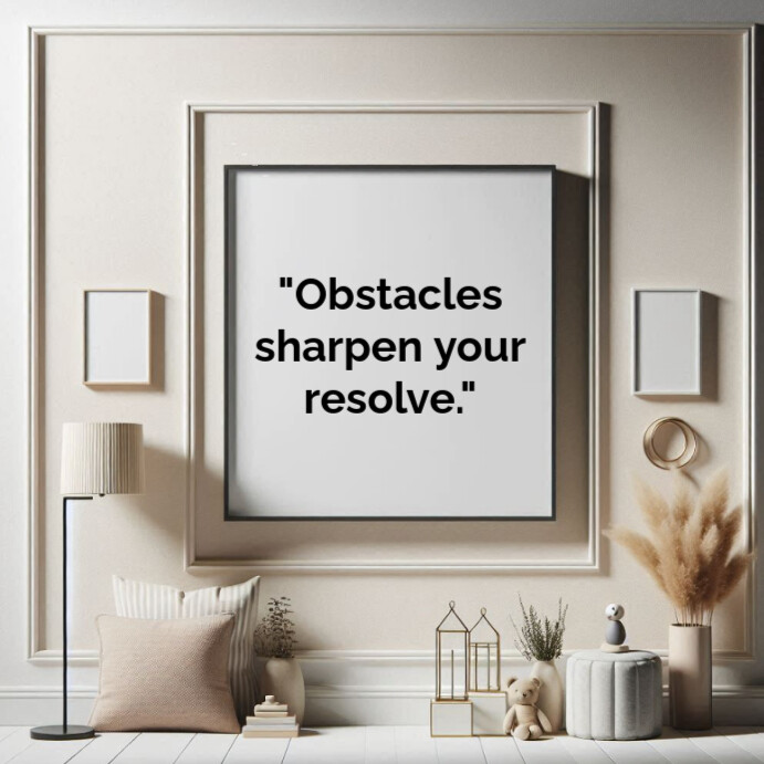 Grey Typographic Motivational Quotes Square (1:1) Template | PosterMyWall