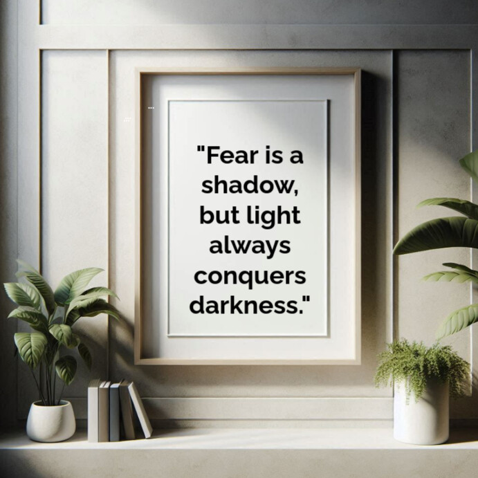 Grey Typographic Motivational Quotes Square (1:1) Template | PosterMyWall