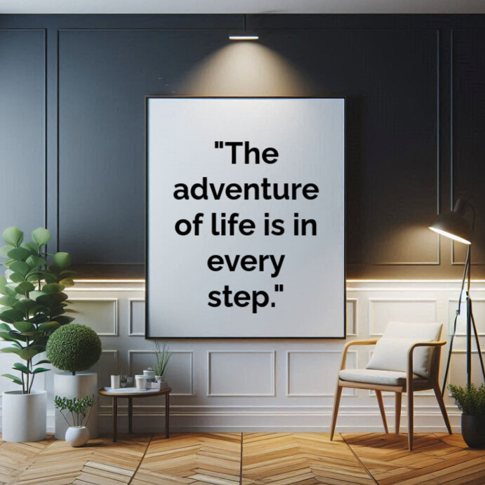 Grey Typographic Motivational Quotes Square (1:1) Template | PosterMyWall