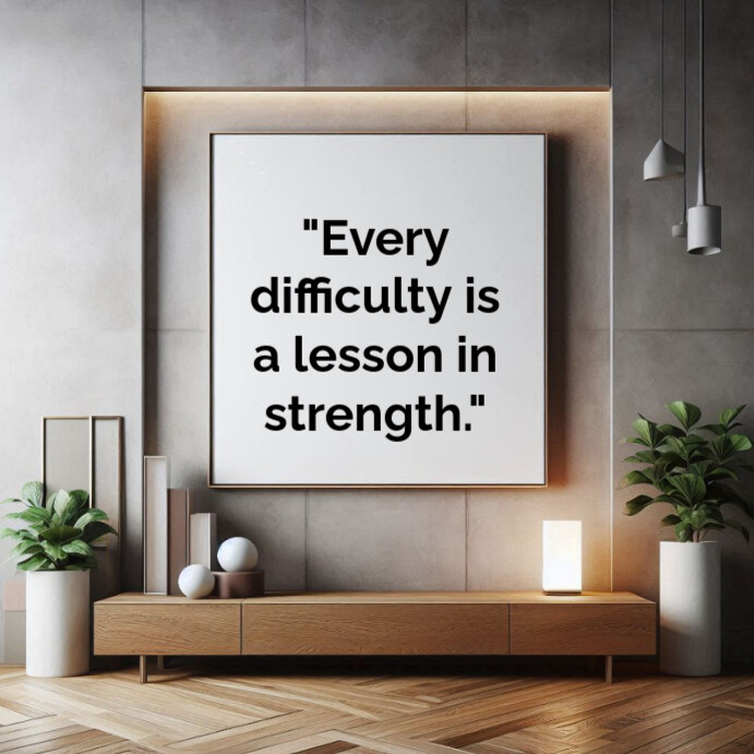 Grey Typographic Motivational Quotes Square (1:1) Template | PosterMyWall