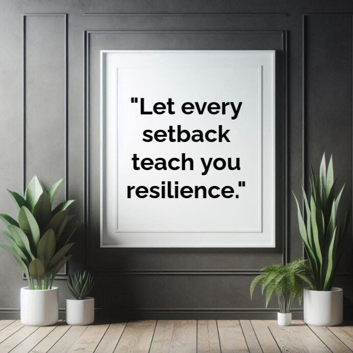 Copy of Grey Typographic Motivational Quotes Square (1:1) | PosterMyWall