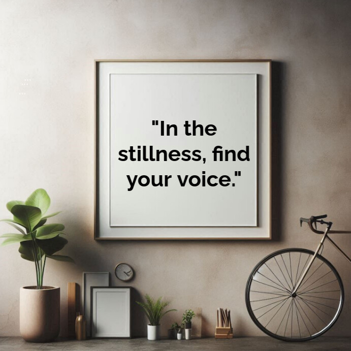 Plantilla de Grey Typographic Motivational Quotes Square (1:1 ...