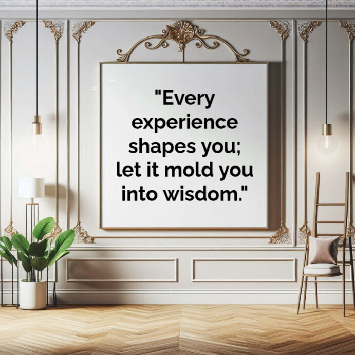 Plantilla de Grey Typographic Motivational Quotes Square (1:1 ...