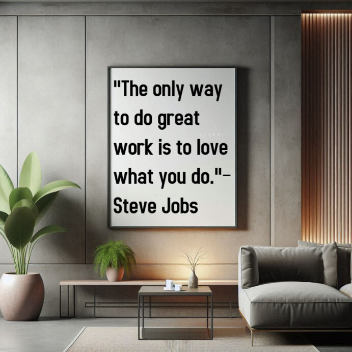 Grey Typographic Passion And Enthusiasm Quote Instagram Post Templat ...