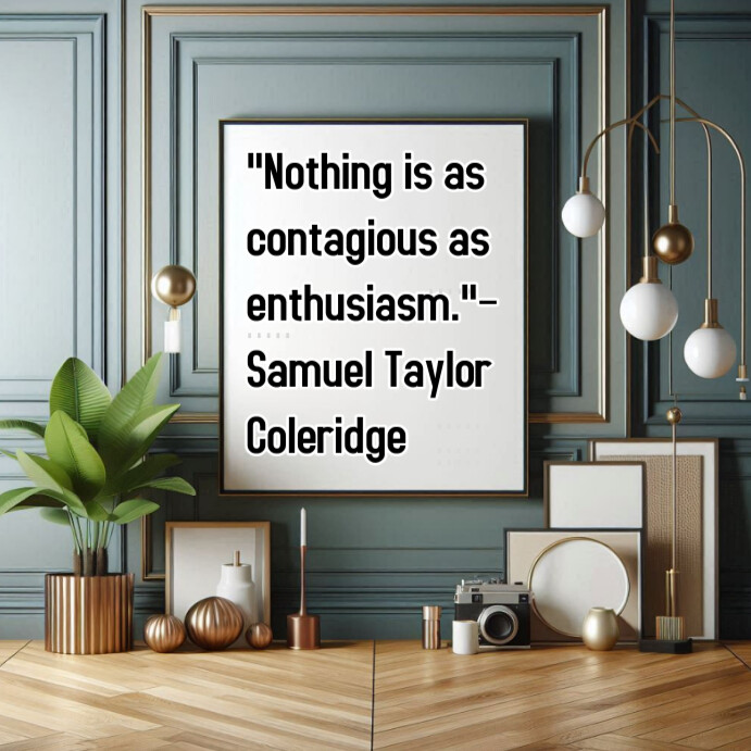 Plantilla de Grey Typographic Passion And Enthusiasm Quote Instagram ...
