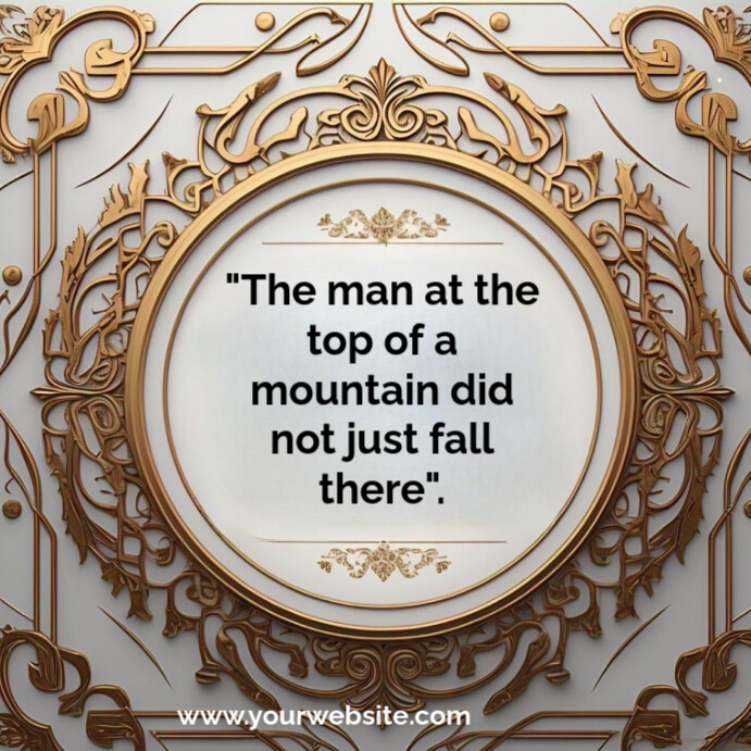 Grey Typographic Quote Design Instagram Post Template | PosterMyWall