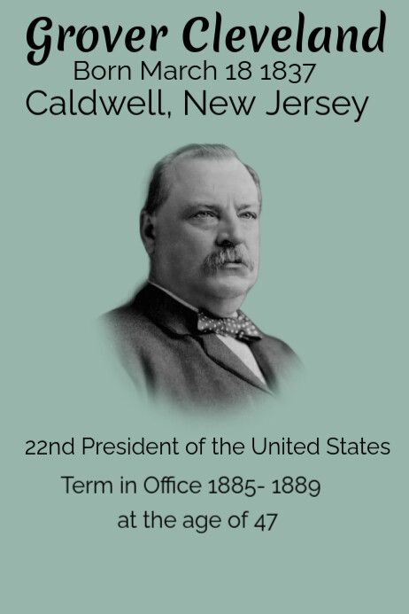 Grey Usa President History Poster Template | PosterMyWall