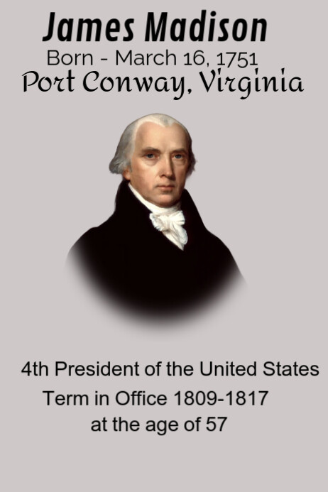 Grey Usa President History Poster Template | PosterMyWall