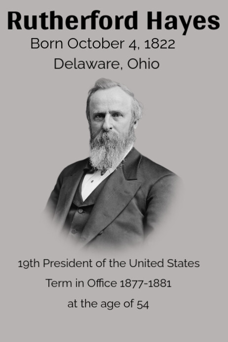 Plantilla de Grey Usa President History Poster | PosterMyWall