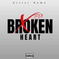 Broken Heart Album Cover Template | PosterMyWall