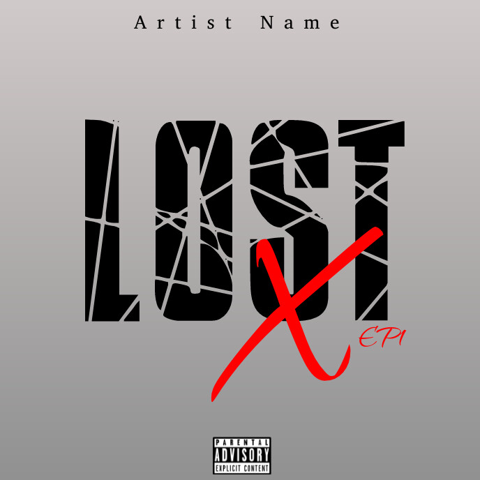 Grey Vintage Lost Album Cover Album Cover เทมเพลต | PosterMyWall