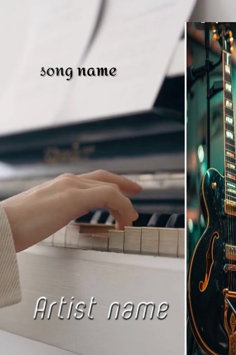 Grey Vintage Music Video Poster Template | PosterMyWall