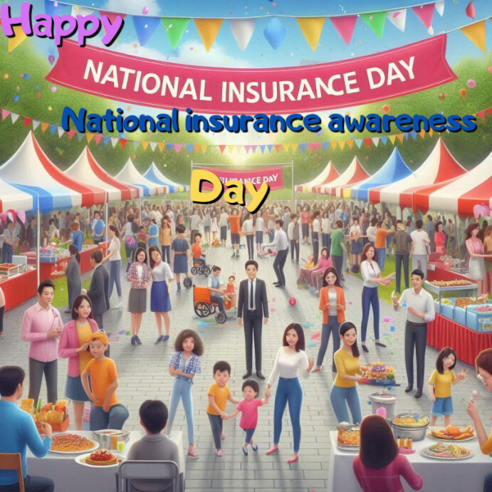 Copy of Grey Vintage National Insurance Day Instagram Post | PosterMyWall