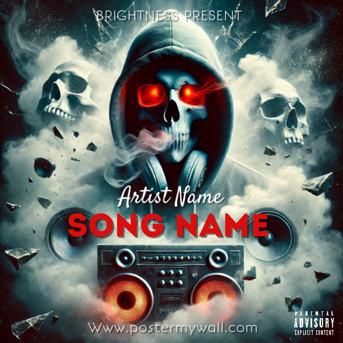 Grey Vintage Speaker Mixtape Album Cover Template | PosterMyWall