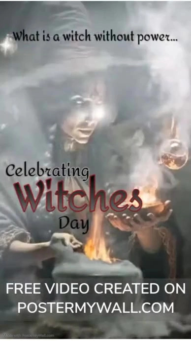 Copy of Grey Vintage Witch Day Instagram Reel | PosterMyWall