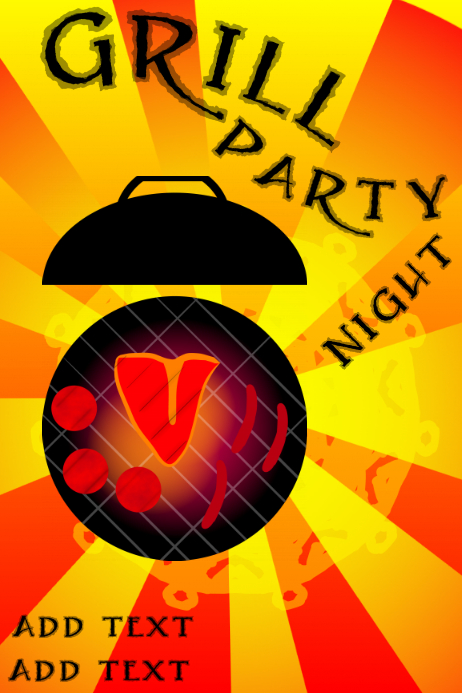 Copy of grilling party, template | PosterMyWall