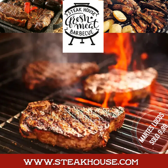 GRILLED STEAK Template | PosterMyWall