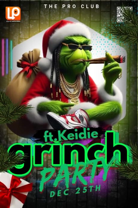 Plantilla de Grinch Party Event | PosterMyWall