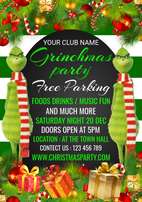 Copy of grinchmas party | PosterMyWall