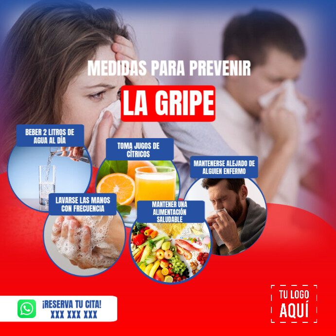 Plantilla de Gripe | PosterMyWall