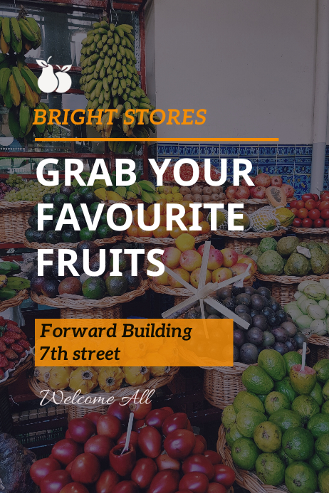 groceries and fruits Template | PosterMyWall