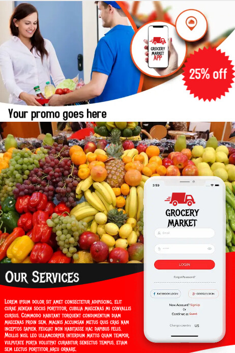 grocery Template | PosterMyWall