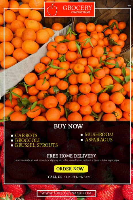 GROCERY Template | PosterMyWall