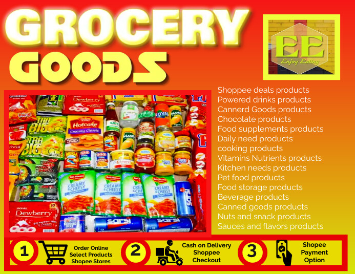 GROCERY GOODS Template | PosterMyWall