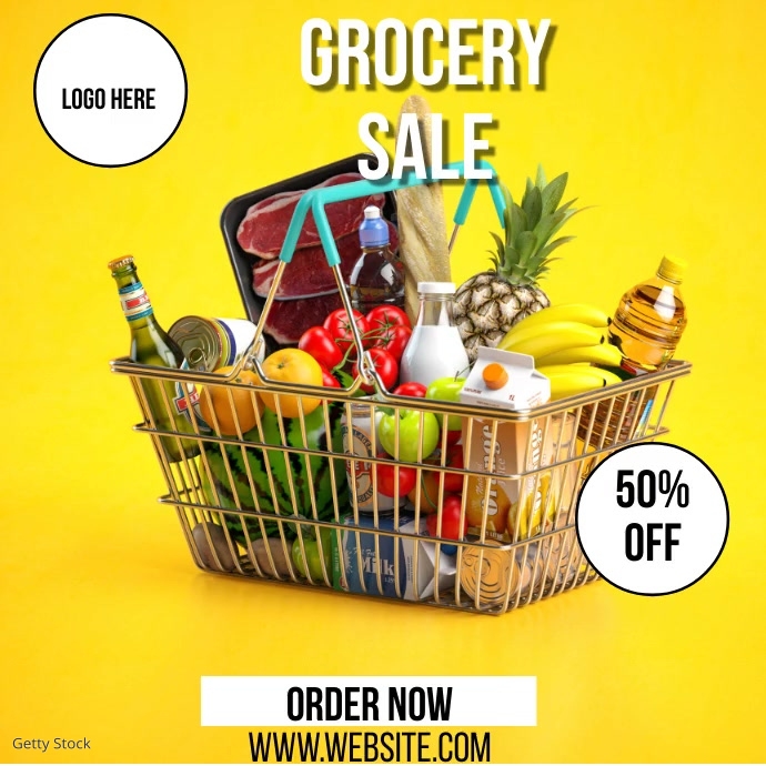 grocery item sale template | PosterMyWall
