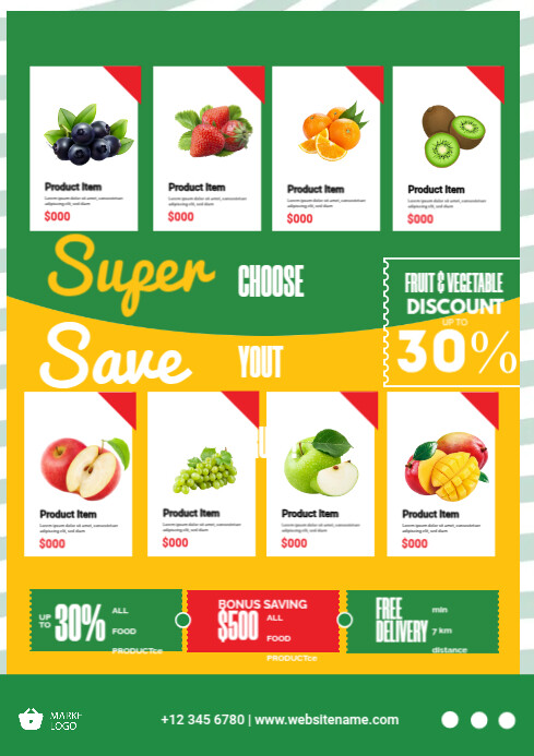 Grocery Poster Template | PosterMyWall