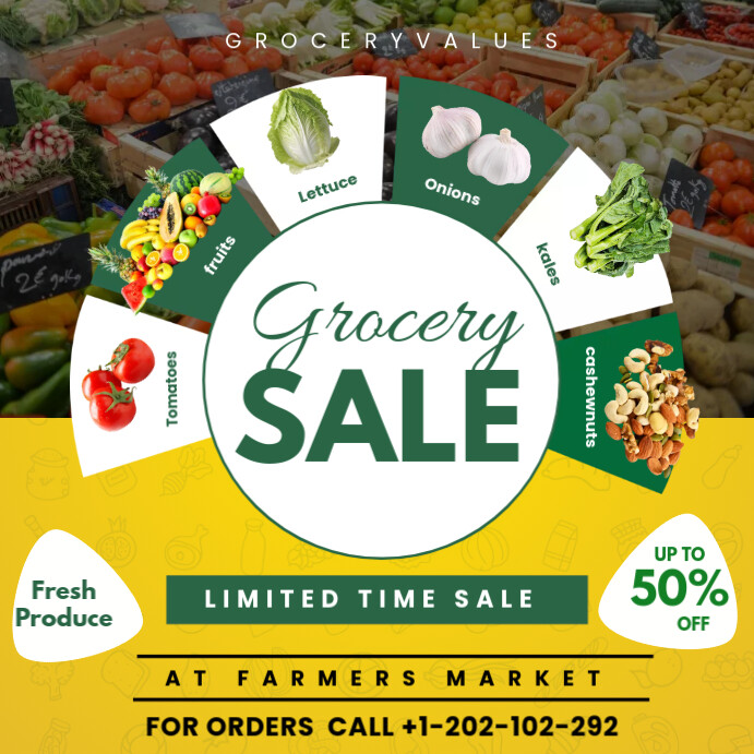 Grocery Sale Flyer Template | PosterMyWall