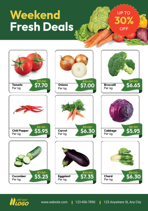 grocery sale template | PosterMyWall
