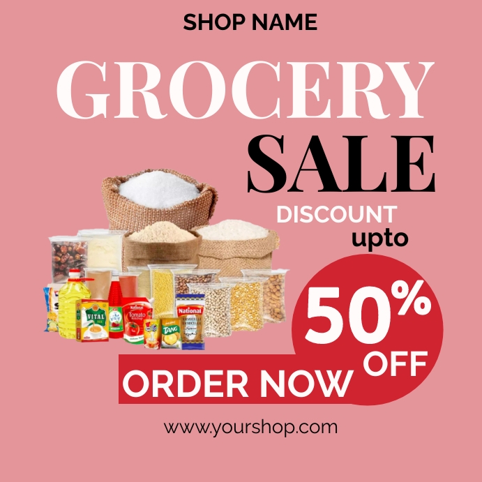 grocery sale template | PosterMyWall
