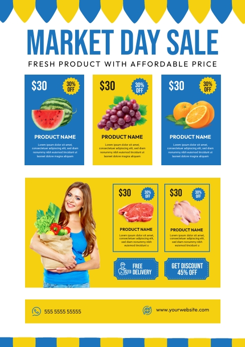 Grocery Store Flyer Template | PosterMyWall
