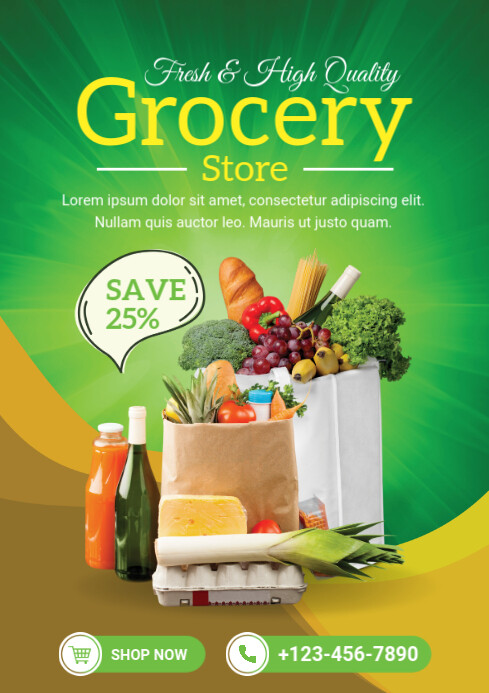 Copy of Grocery Store flyer | PosterMyWall