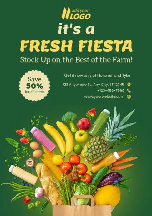 Grocery Store flyer Template | PosterMyWall