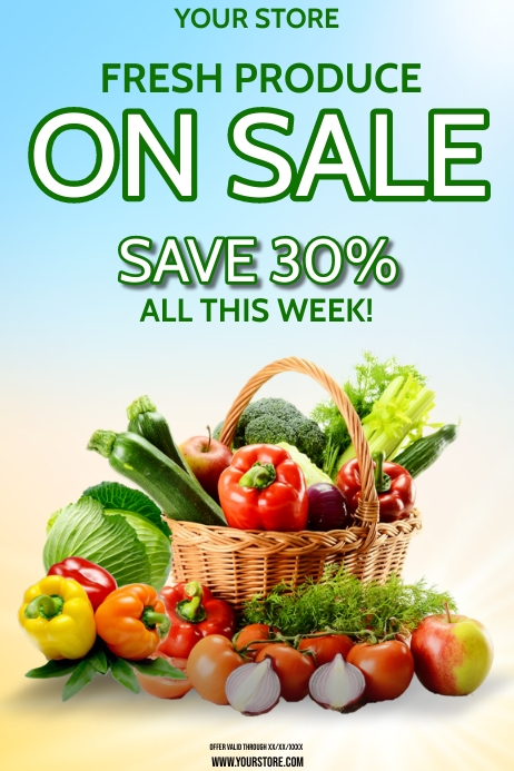 Copy of GROCERY STORE SALE | PosterMyWall