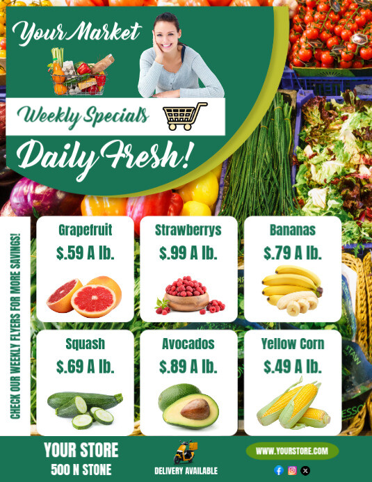 Copy of GROCERY STORE SALE FLYER AD | PosterMyWall