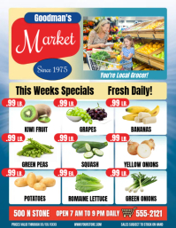 GROCERY STORE FLYER Template | PosterMyWall
