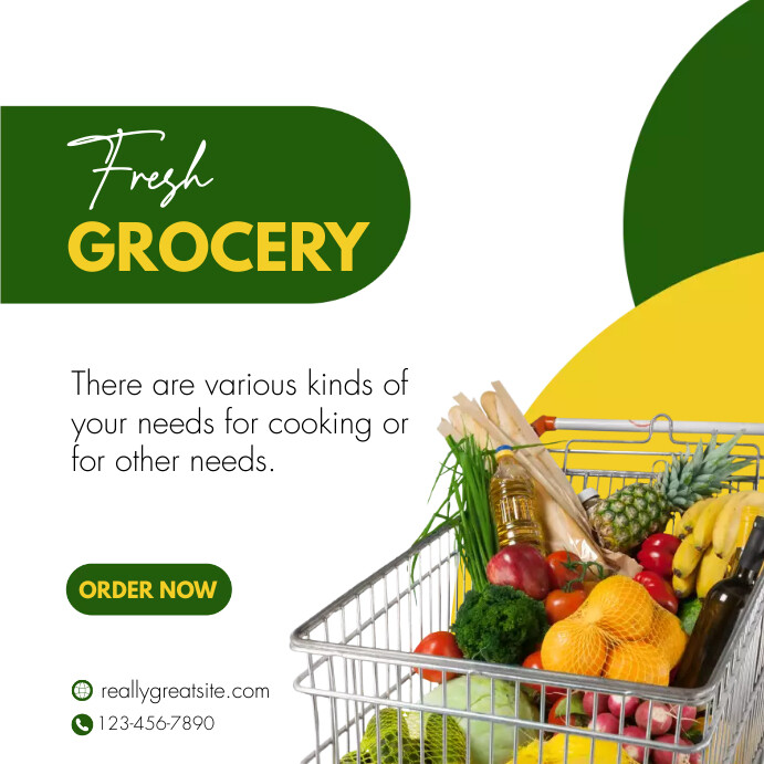 Plantilla de GROCERY STORE TEMPLATE | PosterMyWall