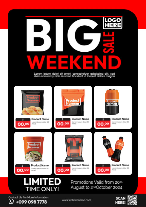 Grocery Weekend Sale Template | PosterMyWall